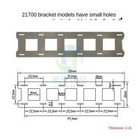 China Battery Support Bracket Spacing 23.5mm 2P 21700 Nickel Strip For Battery Connection for sale