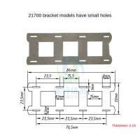 China Battery Support Bracket Spacing 23.5mm 2P 21700 Nickel Strip For Battery Connection for sale