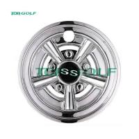 China Aluminum Chrome Finishing Electric and Gas Golf Cart Wheel Cover 8inch for sale
