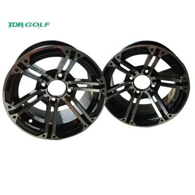 China 14Inch Golf Cart Hubcaps , Black Hub Wheel Covers For Golf Cart for sale