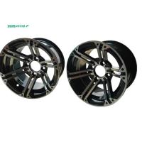 China 14Inch Golf Cart Hubcaps , Black Hub Wheel Covers For Golf Cart for sale