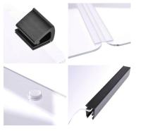 China OEM Acrylic Flip Folding Clear Club Car Windshield For Golf Cart / YAMAHA for sale