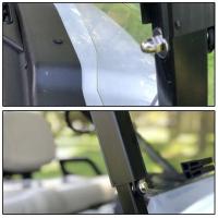 China Clear Folding Golf Cart Windshield Fit In Yamaha Drive2 2017-Up for sale