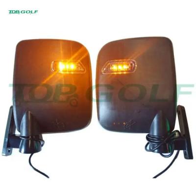 China Universal Adjustable Golf Cart Folding Side View Mirrors For All Brands for sale