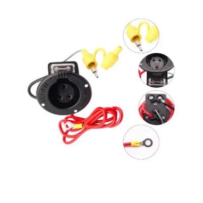 China Electric Golf Cart Club Car Ds Charger Receptacle With 48V Fuse Assembly for sale