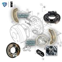 China DS Precedent Club Car Brake Assembly Driver & Passenger Side Rear Brake Cluster Fits for sale