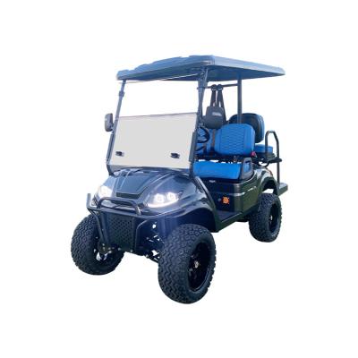China 4 Wheel Electrical Lifted Golf Cart Disc Brake 10 Inch TFT IP66 Display 4 Seater 28MPH for sale