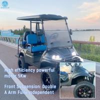 China 4 Seater Mini Electric Golf Carts 4 Wheel Disc Brake 10 Inch CARplay Display Off Road for sale