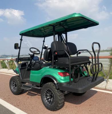 China OEM ODM Electric Smart Golf Cart 10 Inch Screen 4 Seater Lifted for sale