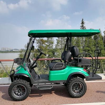 China ODM 4 Wheel Electric Golf Cart 10 Inch TFT IP66 CARplay Display 4 Seater for sale