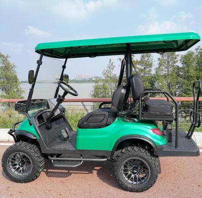 China Off Road Electric Lifted Golf Cart 10 Inch TFT IP66 CARplay Display 4 Seater Mini for sale