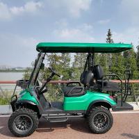China Off Road Wheel Electric Golf Caddy 4 Wheel Disc Brake 10 Inch TFT IP66 CARplay Display for sale