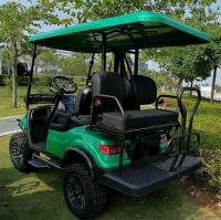 China Customized Luxury Golf Cart 4 Wheel Disc Brake 10 Inch Screen Electric 4 Seater Club Car for sale