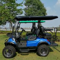 China 4 Person Electric Golf Cart 4 Wheel Disc Brake Mini 10 Inch Display 14 Inch for sale