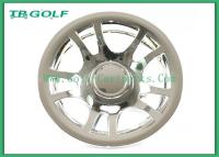 China 8 Inch Golf Cart Wheel Covers SS 5 Spoke Hub Caps For Steel Wheels 330g for sale