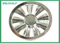 China 8 Inch Golf Cart Wheel Covers SS 5 Spoke Hub Caps For Steel Wheels 330g for sale
