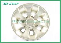 China 8 Inch Golf Cart Wheel Covers SS 5 Spoke Hub Caps For Steel Wheels 330g for sale