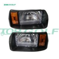 China Golf Cart LED Light Kit with Halogen Headlight and LED Taillight Fits EZGO TXT for sale