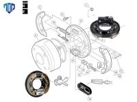 China Club Car 101823301 Rear Brake Cluster (Passenger Side) for sale