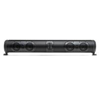 China Outdoor Speaker Amplified ATV UTV Golf Cart Bt Connector 8 Speaker Soundbar Waterproof with LED Lighting for sale