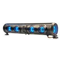 China Outdoor Speaker Amplified ATV UTV Golf Cart Bt Connector 8 Speaker Soundbar Waterproof with LED Lighting for sale