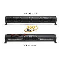 China High Quality Marine Grade IP66 USB/Aux Subwoofer Squawker Tweeter Speaker Electric Golf Cart Bluetooth Sound Bar for sale