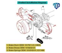 China Club Car Ds & Precedent OEM Brake Drum Hub Assembly for sale