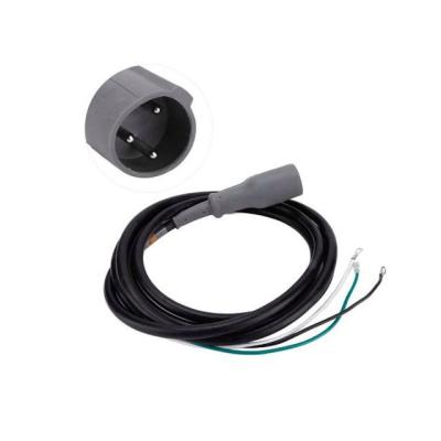 China 48V Charger Plug for Club Car DS & Precedent 1, 3-Pin Male Plug With DC Cordset, Replaces OEM# 101828901 103429001 101128901 for sale