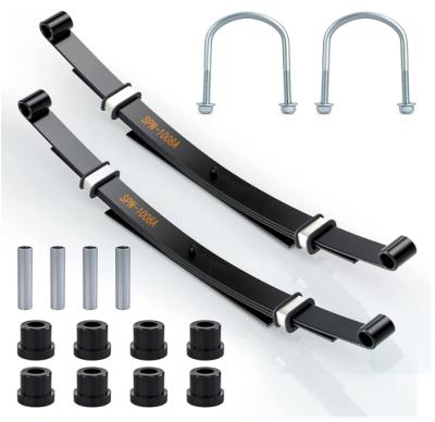 China Heavy Duty Rear 4-Leaf Spring Kit with Bushings & Sleeves for Club Car DS Golf Cart 1014675 for sale
