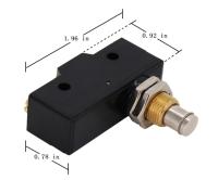 China Golf Cart Brake Pedal Micro Switch 3-Terminal Plunger-Style For Club Car & EZGO for sale