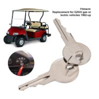 China EZGO Golf Cart Ignition Keys OEM 17063-G1 - 2 Durable Spare Keys Included for sale