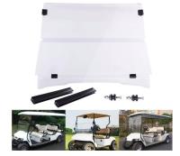China HECASA Clear Golf Cart Windshield Compatible with 1994-2014 EZGO TXT Medalist for sale