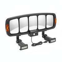 China Golf Cart 5 Panel Rear View Mirror Turn Signals Universal Club Car EZGO Yamaha 12V LED Upgrade for sale