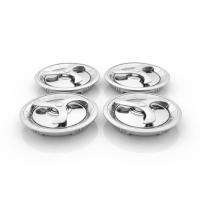 China Golf Cart 10 Inch Hub Caps Wheel Covers Chrome Spinner Set 4 Club Car EZGO Yamaha for sale