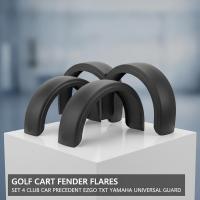 China Golf Cart Fender Flares Set 4 Club Car Precedent EZGO TXT Yamaha Universal Guard for sale