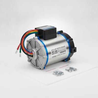 China Golf Cart Motor 36V 48V Electric Upgrade Club Car EZGO Yamaha High Speed 5000RPM for sale