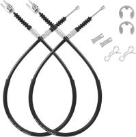 China Club Car DS Brake Cable Set 102022101 OEM Replacement Complete Two Pair Set Vinyl Coated Steel for sale