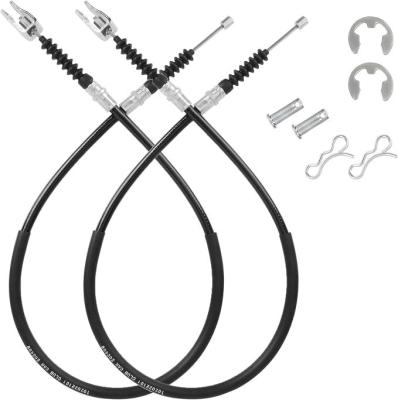 China Club Car DS Brake Cable Set 102022101 OEM Replacement Complete Two Pair Set Vinyl Coated Steel for sale