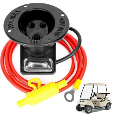 China Club Car DS Charger Receptacle Fuse Assembly 101802101 Premium Upgrade Integrated 48V Fuse Complete Wiring Harness for sale
