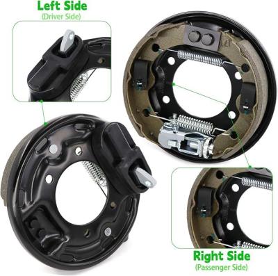 China Club Car Precedent Left Rear Brake Cluster with Self-adjusting Zinc-plated Stamped Steel and Asbestos-free Friction Compound for sale
