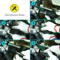 China Golf Cart Steering Rack & Pinion Dust Boot for Club Car Ds 1997-up, Steering Gear Box Seal Bellows, Replace OEM 1013035 101880001 for sale
