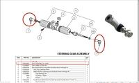 China Right Thread Tie Rod End Fits Club Car Golf Cart 2004-up 102022601 for sale