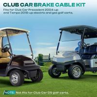 China Club Car Precedent Brake Cable Stainless Steel Core Driver & Passenger Side 2004+ G&E Golf Cart for sale