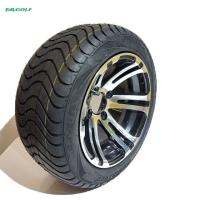 China Custom 12 Inch Golf Cart Wheels Tires Ezgo Wheels And Tires Set Of 4 Shiney for sale