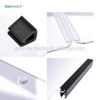 China Tinted Acrylic Golf Cart Folding Windshield For EZGO RXV for sale