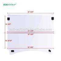 China Tinted Acrylic Golf Cart Folding Windshield For EZGO RXV for sale