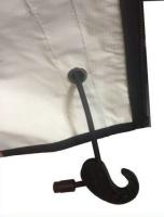 China Door Works Golf Cart Enclosures With Rear Seat White Dual U - Shaped Zippers for sale