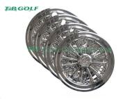 China 5 Spoke 10 Inch Golf Cart Hub Caps Golf Trolley Wheel Covers WX-UV-016 for sale