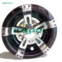 China 10 Inch Golf Cart Wheel Covers Black Chrome Rhox Vegas Wheel Cover 608291model for sale