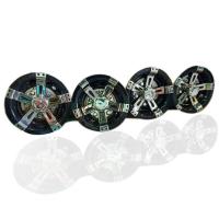 China 10 Inch Golf Cart Wheel Covers Black Chrome Rhox Vegas Wheel Cover 608291model for sale